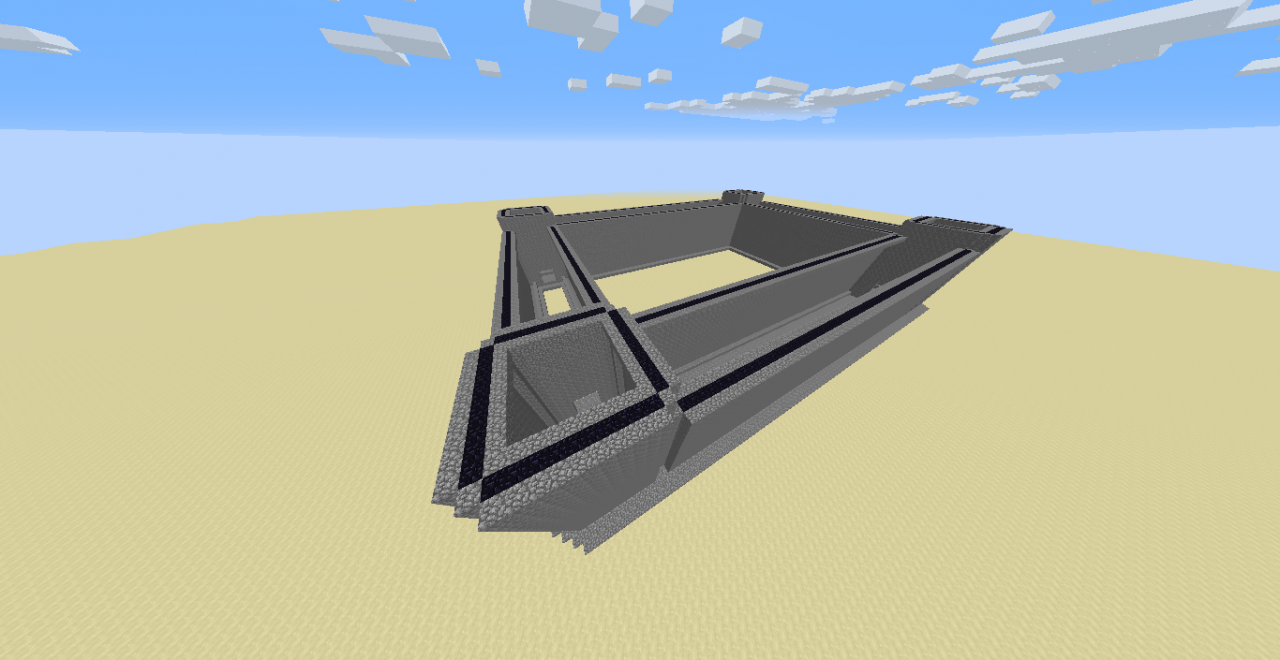 Castle in a desert. Minecraft Map