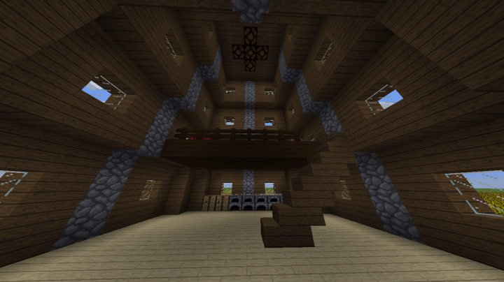 Large Farm with a Windmill Minecraft Map