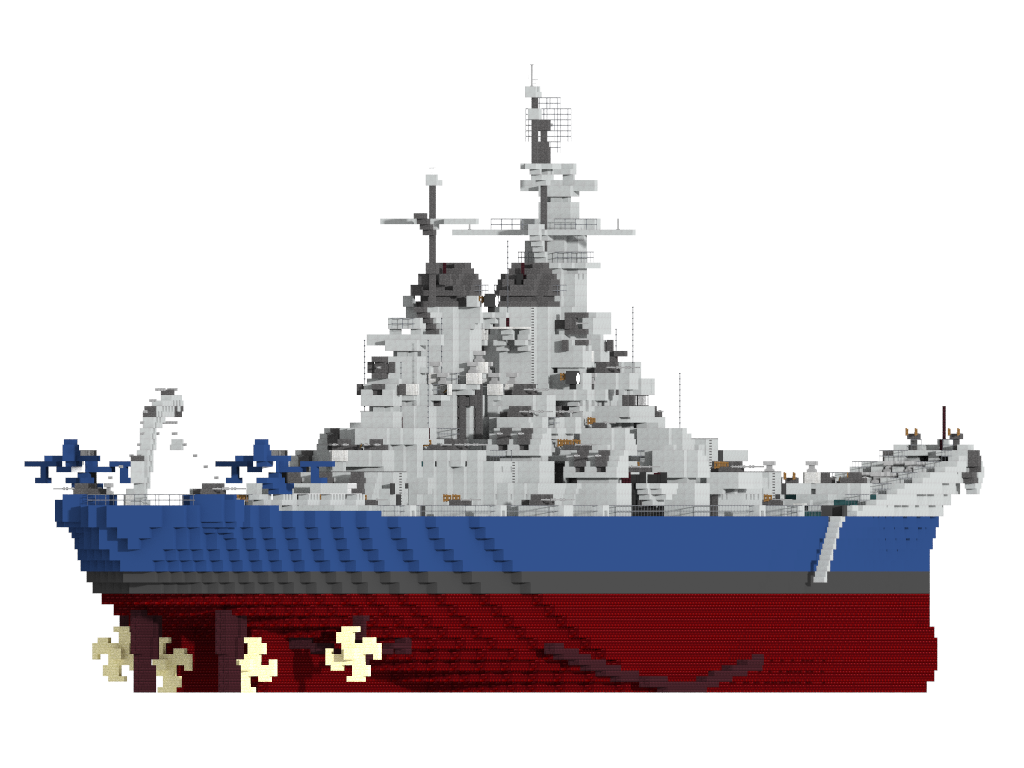 USS Missouri [BB-63] Minecraft Map