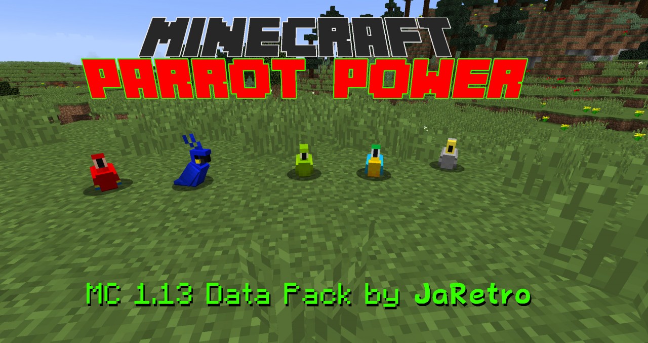 Parrot Power - HEAVY Improvements to parrots! Minecraft Data Pack