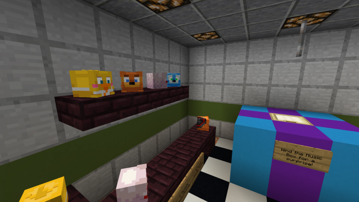 FNaF Maps (WIP) (FNaF 1, 2, 3, 4, SL, PS AND UCN!) Minecraft Map