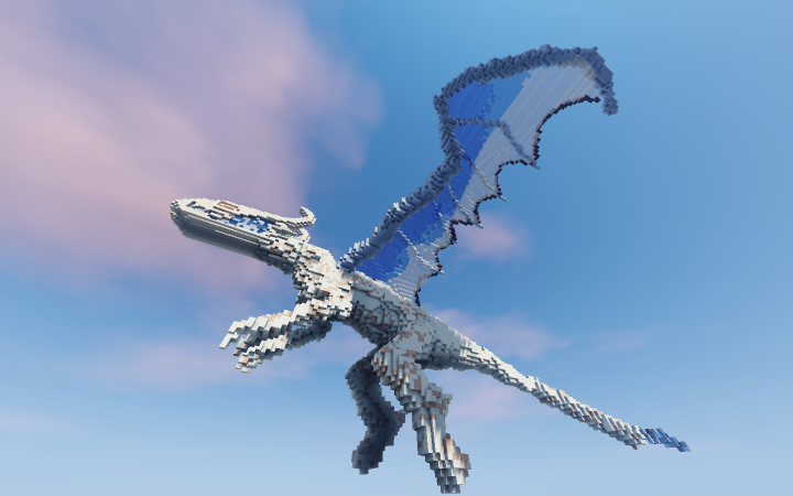 Ice dragon Minecraft Map