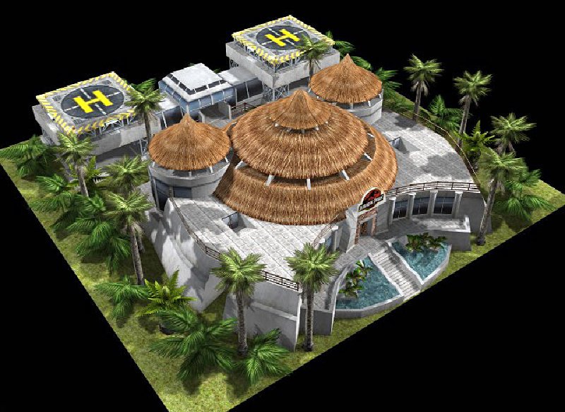 JPOG Entrace Visitor Center Schematic Minecraft Map