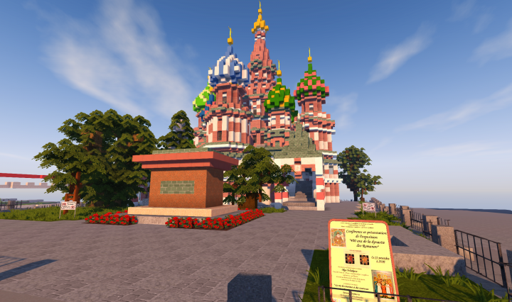 Moscow Reproduction project (1.1 scale) Minecraft Map