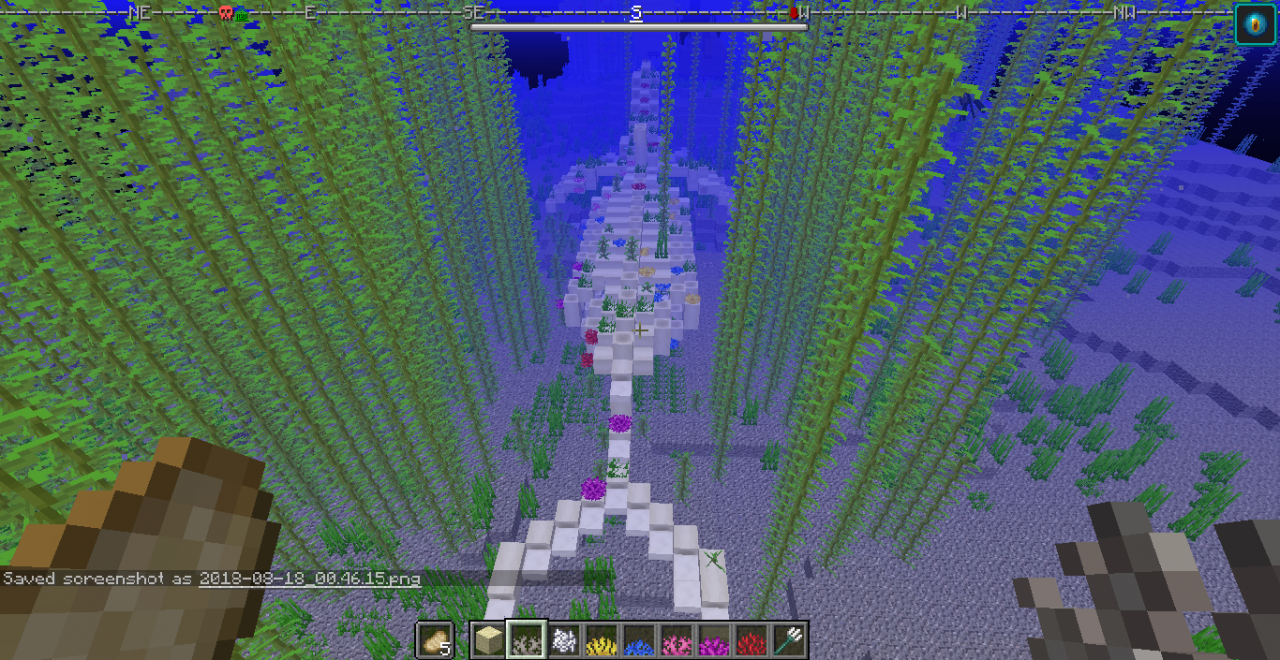 Whale Skeleton (Part of Siren's Cove build) Minecraft Map