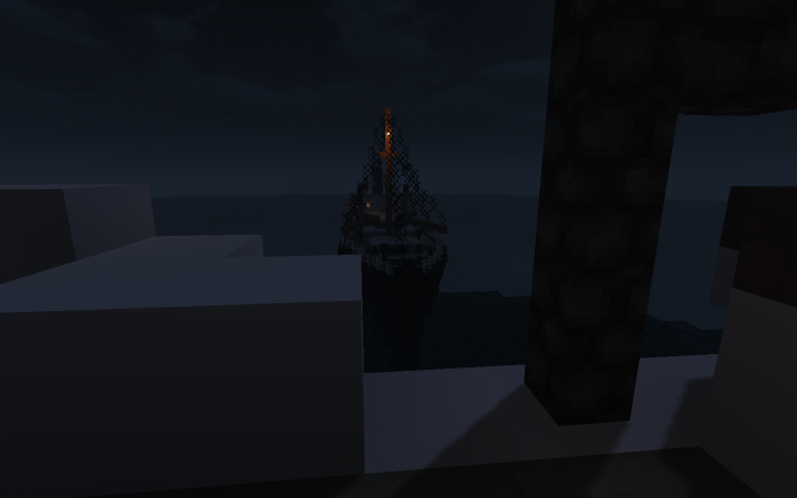 The Collision of the Empress of Ireland and Storstad Minecraft Map