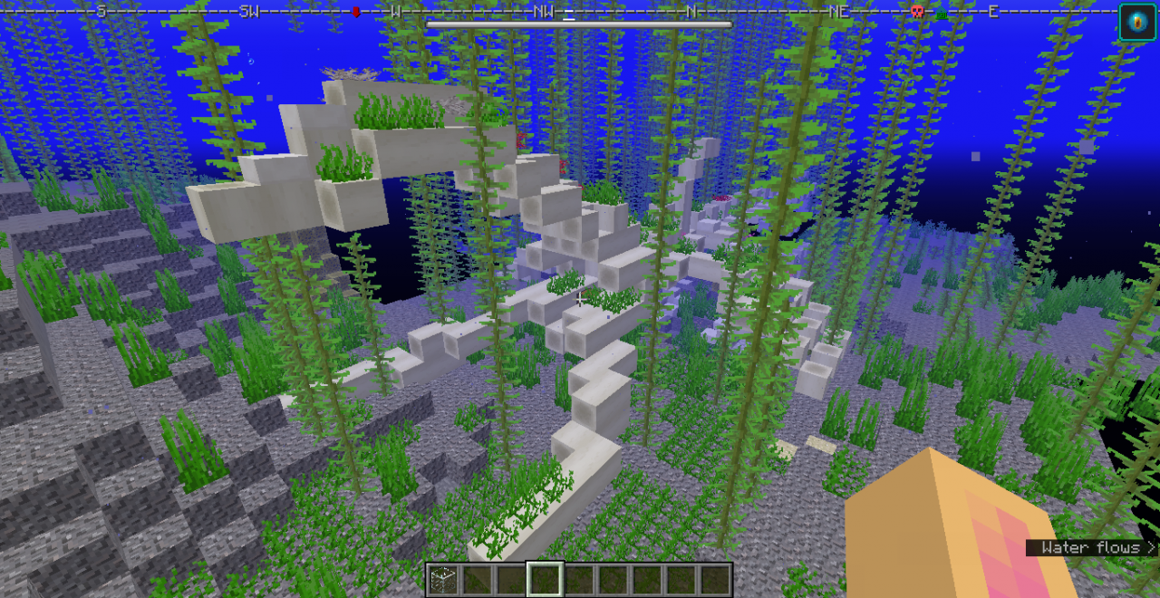 Whale Skeleton (Part of Siren's Cove build) Minecraft Map