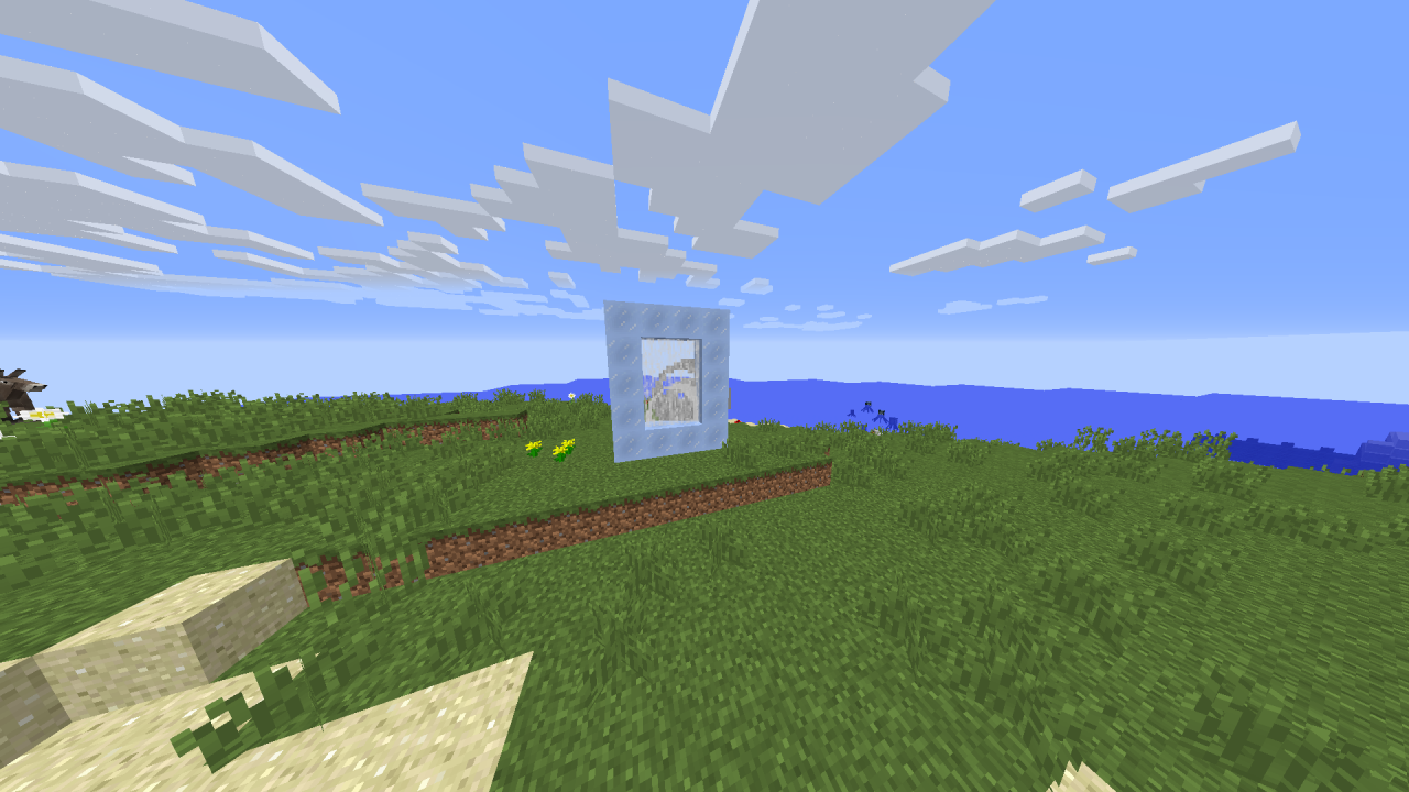 sky (snow) dimension v1.1 Minecraft Mod