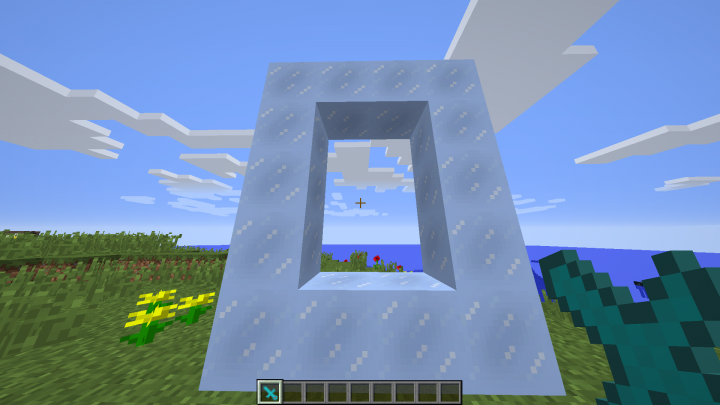 sky (snow) dimension v1.1 Minecraft Mod