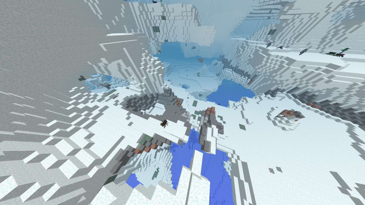sky (snow) dimension v1.1 Minecraft Mod