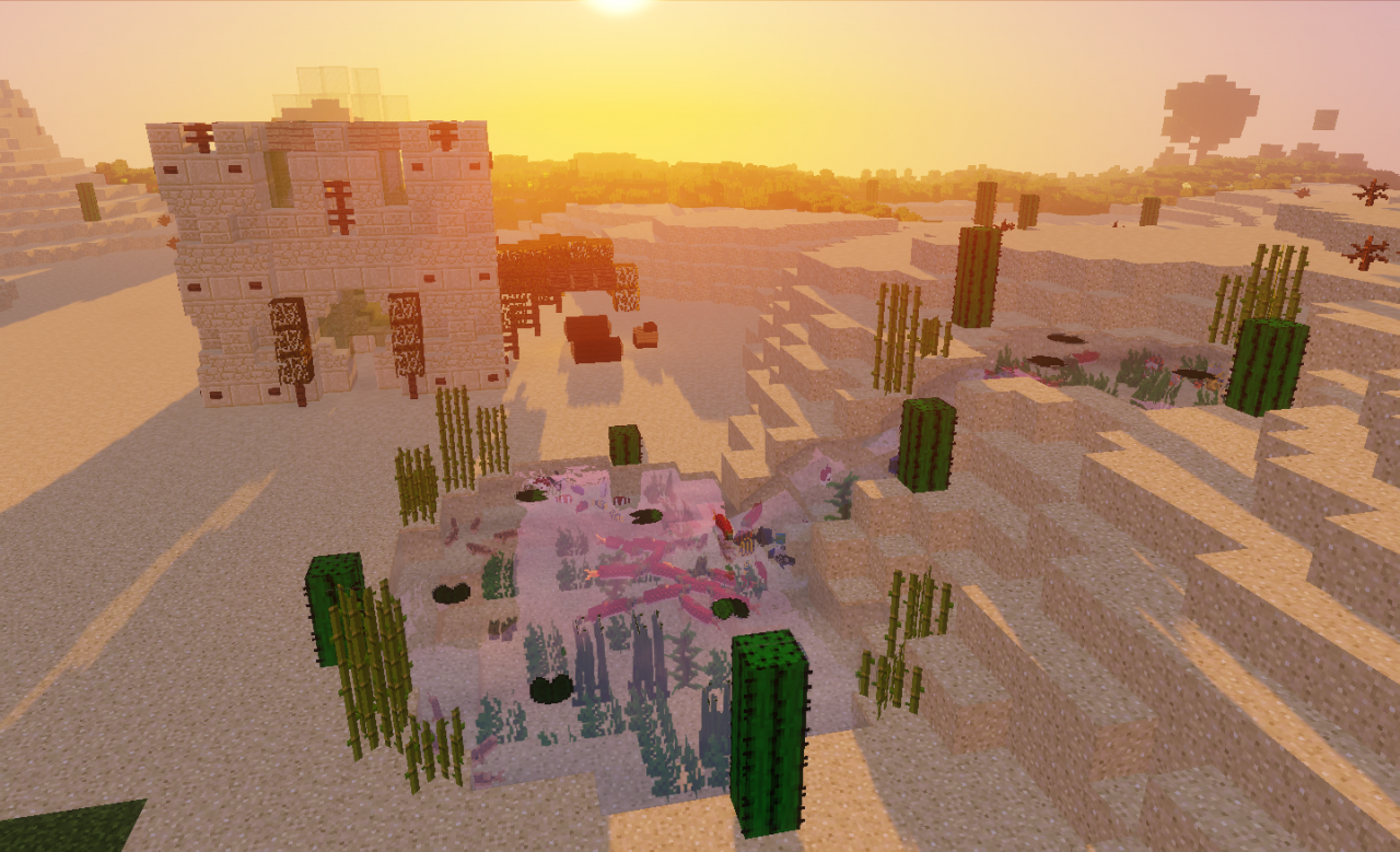 Sand Castle Build Minecraft Map