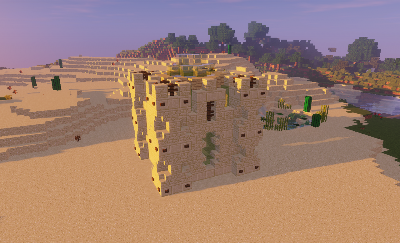 Sand Castle Build Minecraft Map
