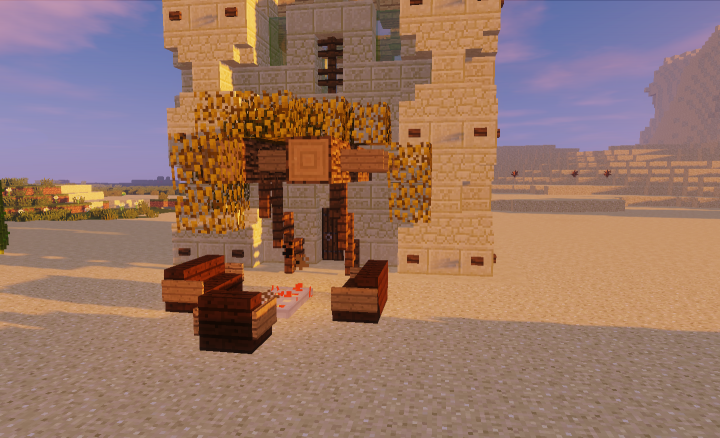 Sand Castle Build Minecraft Map