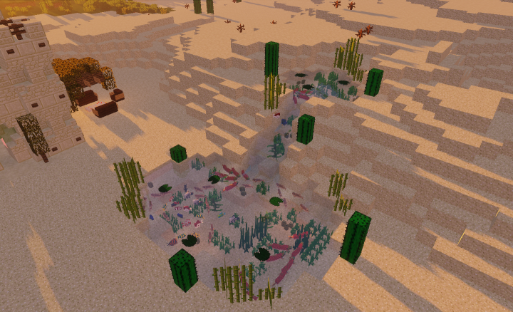 Sand Castle Build Minecraft Map