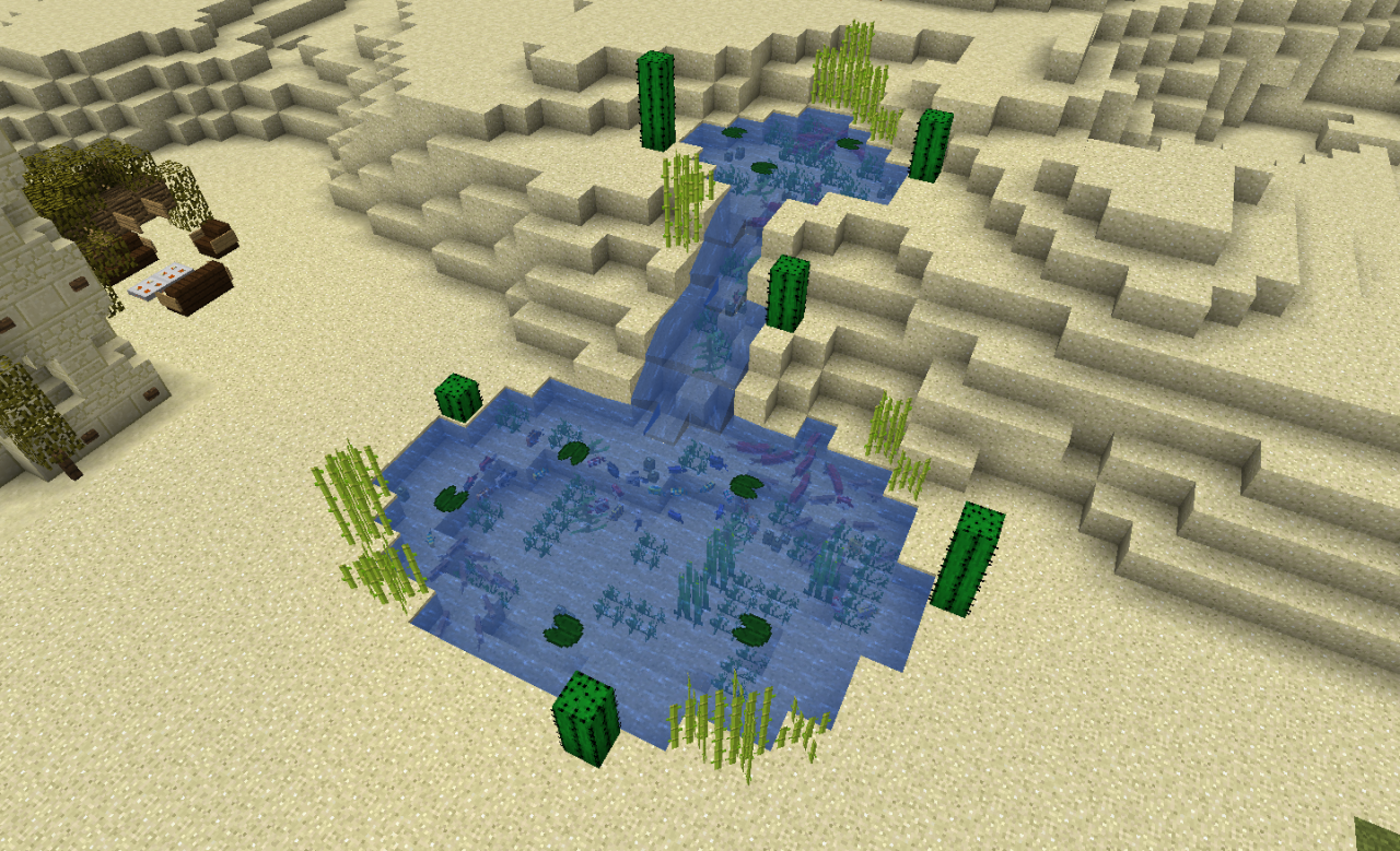 Sand Castle Build Minecraft Map
