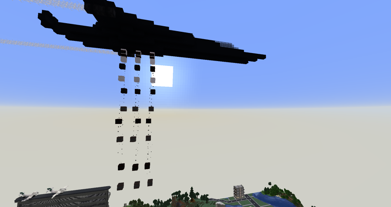 Bomber/Spy Plane Minecraft Map