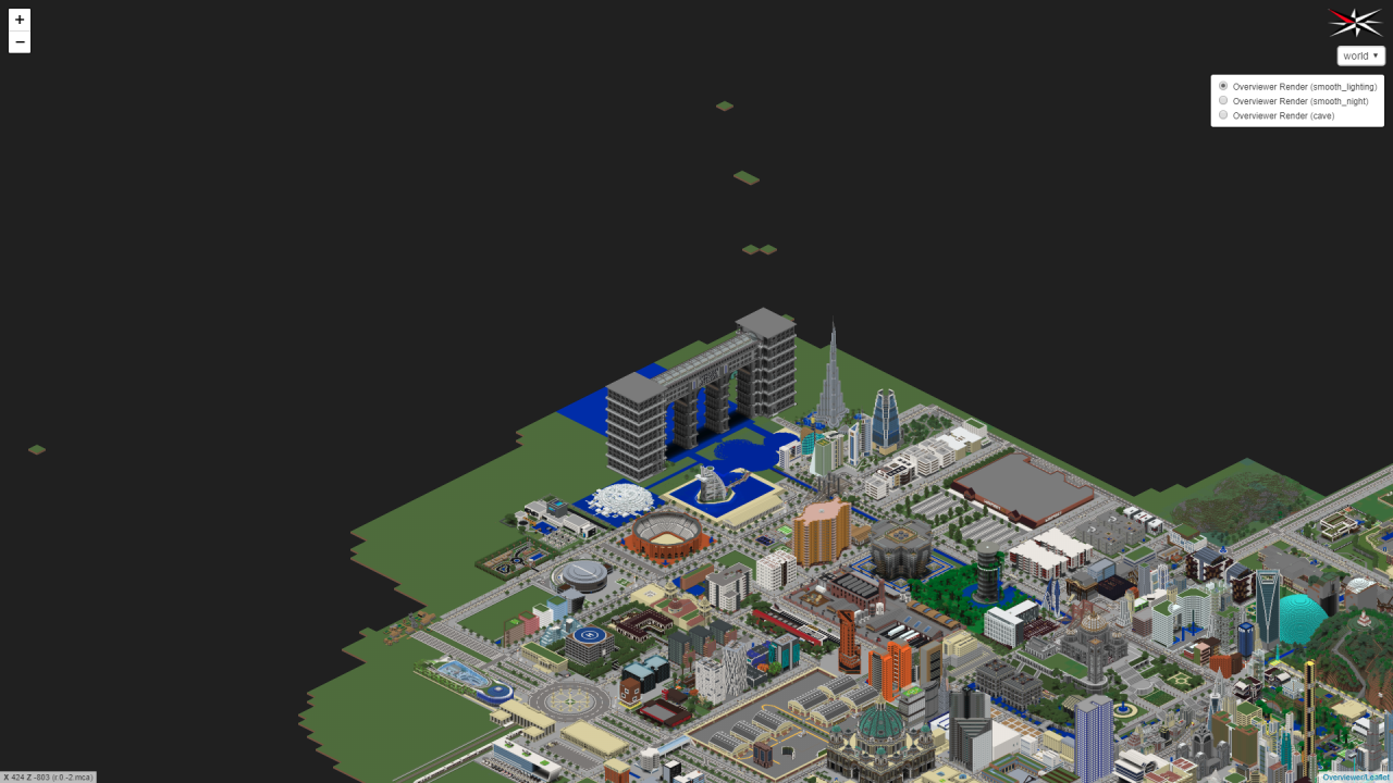 la capital de mundo plano (yeiko city ) Minecraft Map