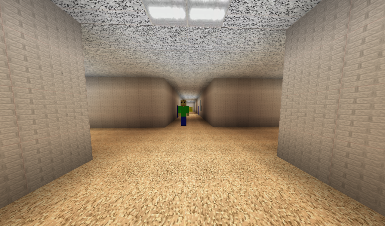 baldi basics in education and learning map Minecraft Map