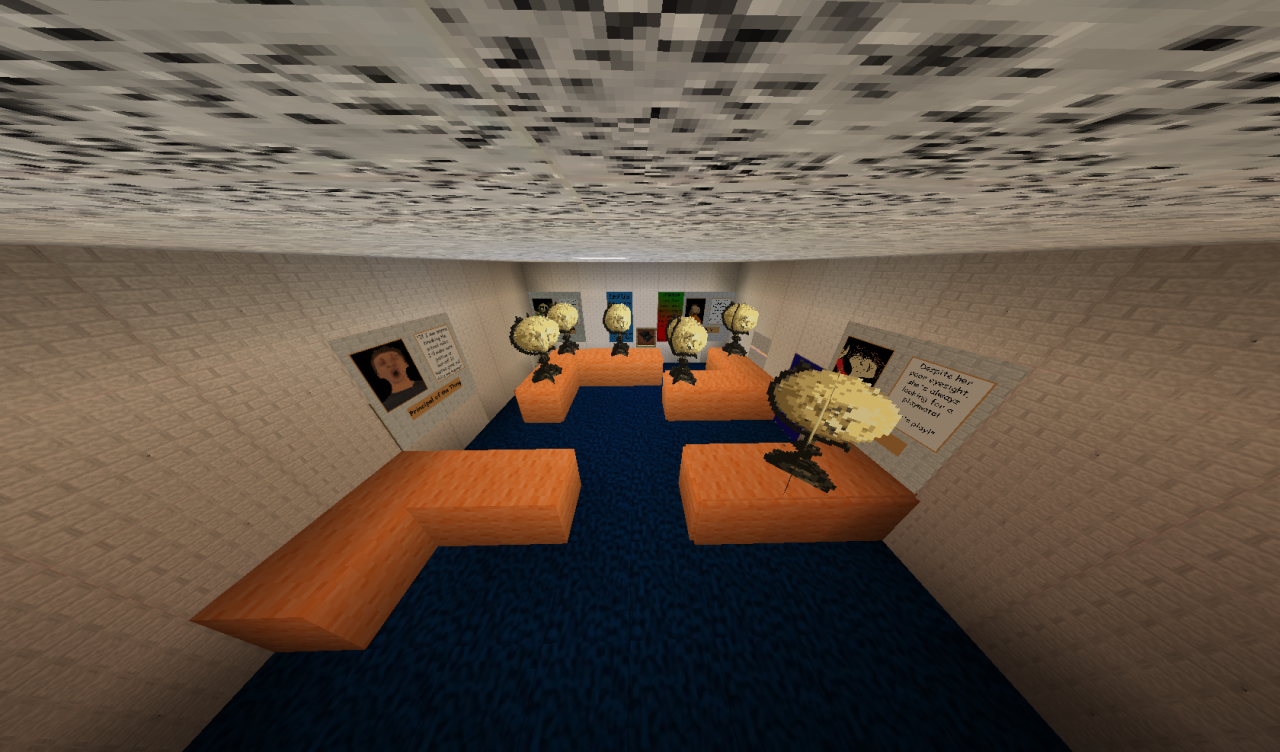 baldi basics in education and learning map Minecraft Map