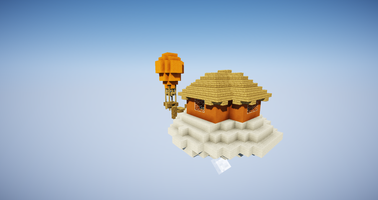 Flying House Minecraft Map