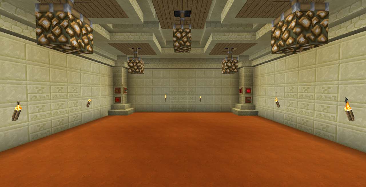 redstone underground pyramid Minecraft Map