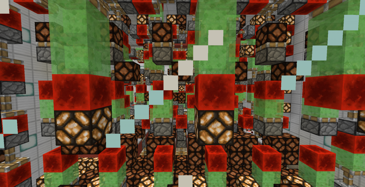 redstone underground pyramid Minecraft Map