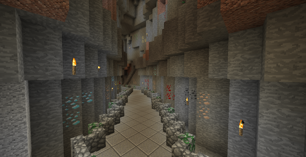 redstone underground pyramid Minecraft Map