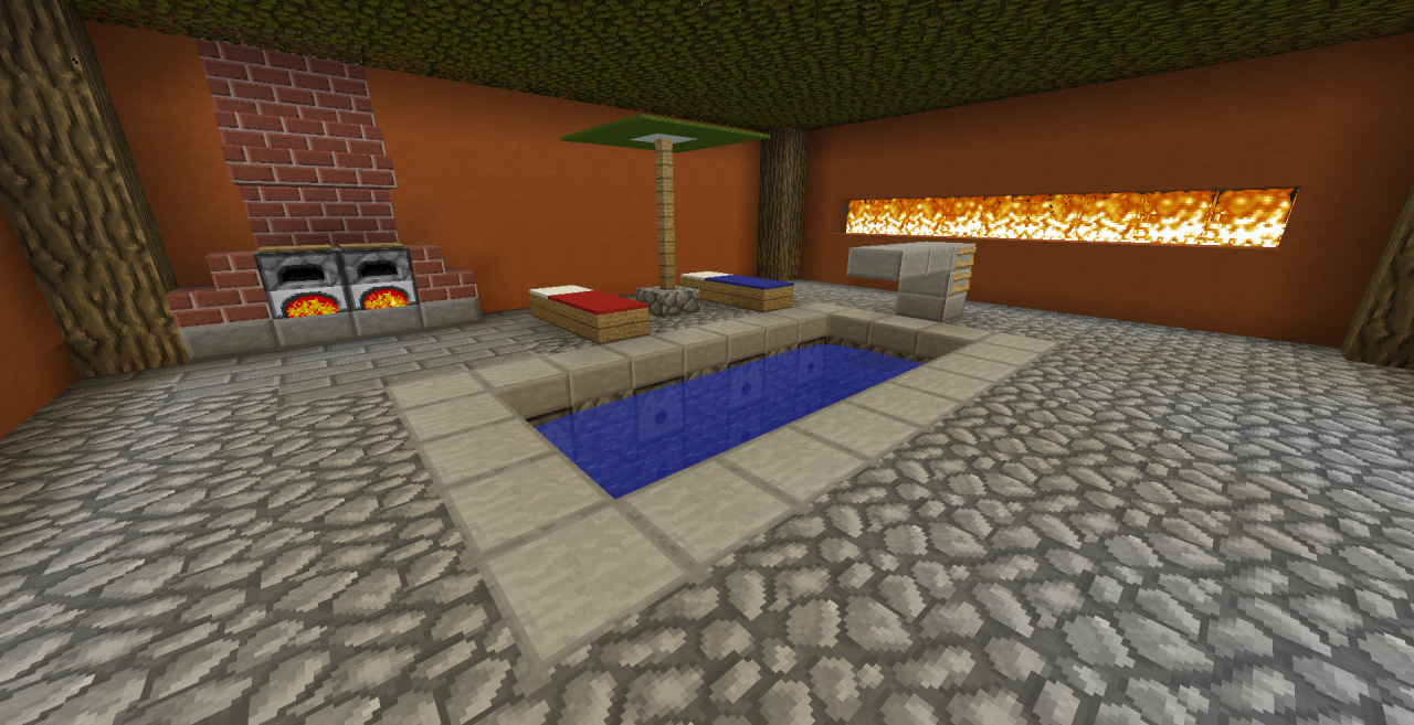 redstone underground pyramid Minecraft Map