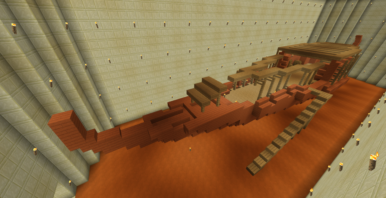 redstone underground pyramid Minecraft Map
