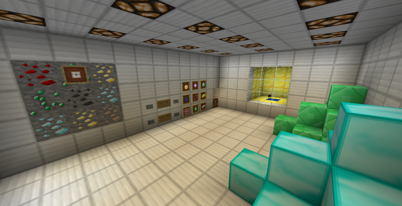 redstone underground pyramid Minecraft Map