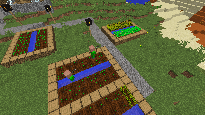The Farmer Villagers Minecraft Map