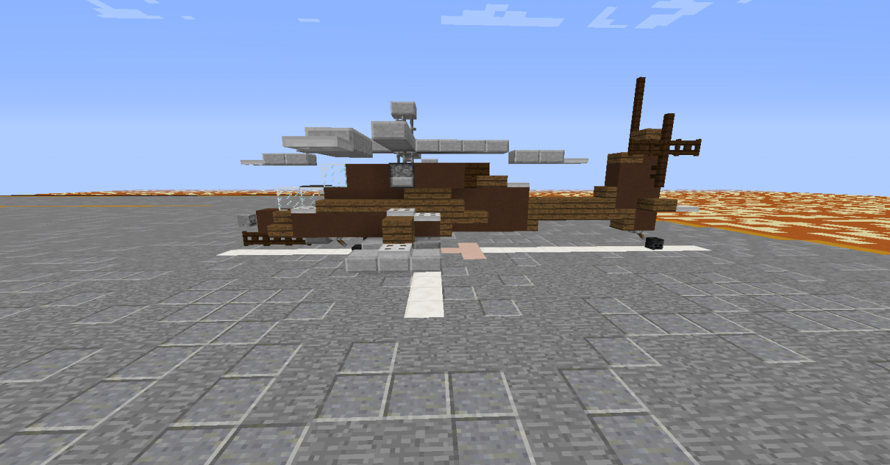 AH-64 Apache | Helicopter Minecraft Map