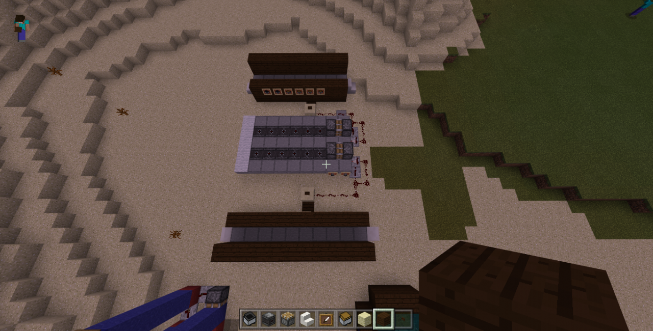 piston car race Minecraft Map