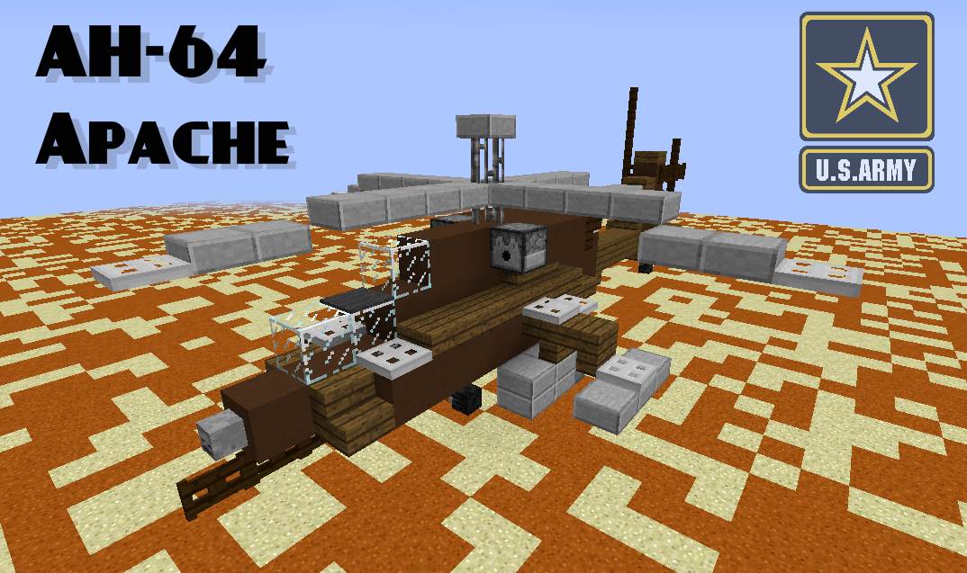 AH-64 Apache | Helicopter Minecraft Map