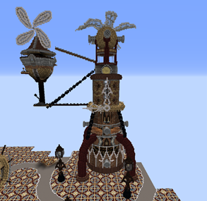 WIP Steampunk Build Minecraft Map