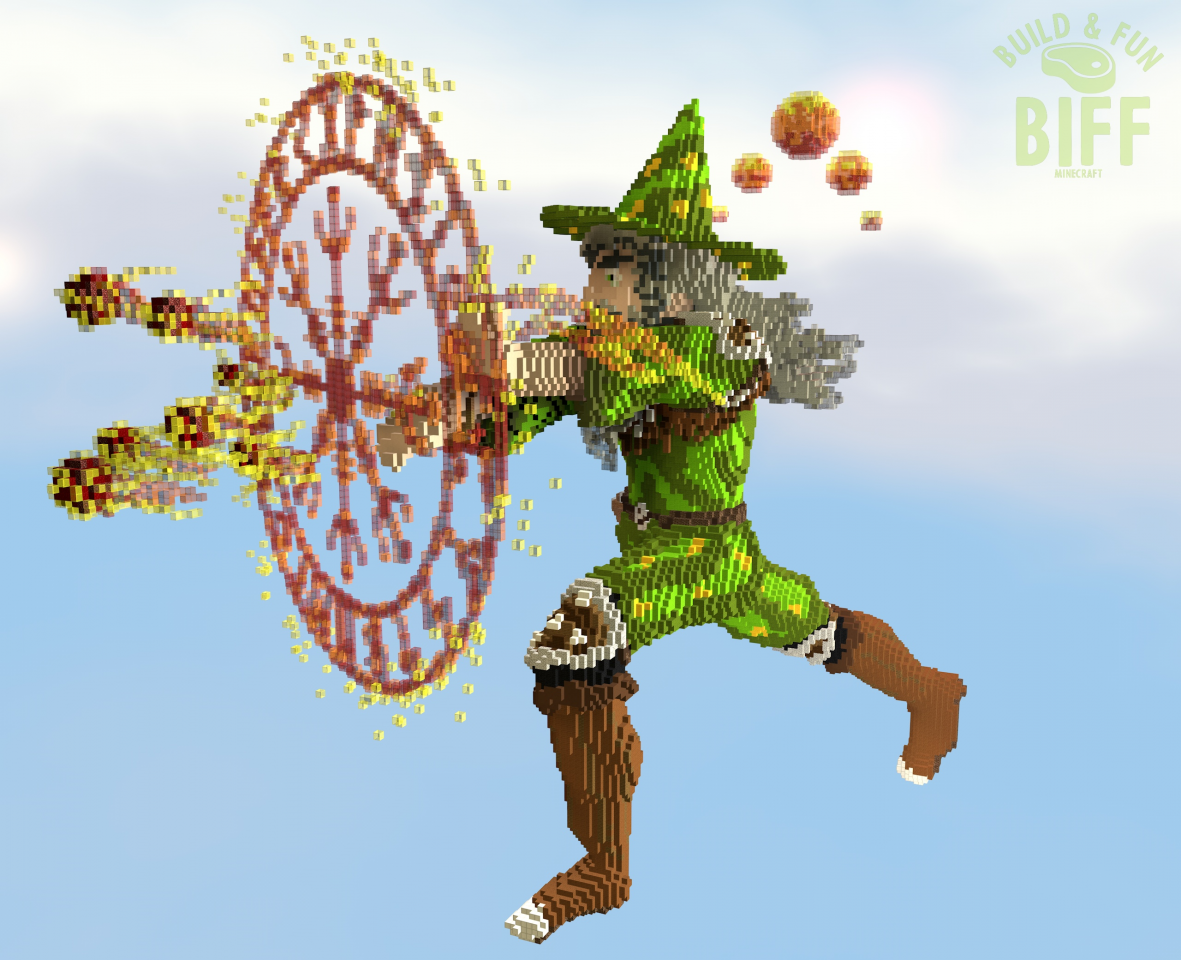 Green wizard Minecraft Map