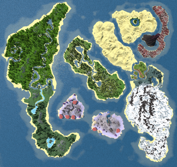 The First Isles (Custom Map) Minecraft Map