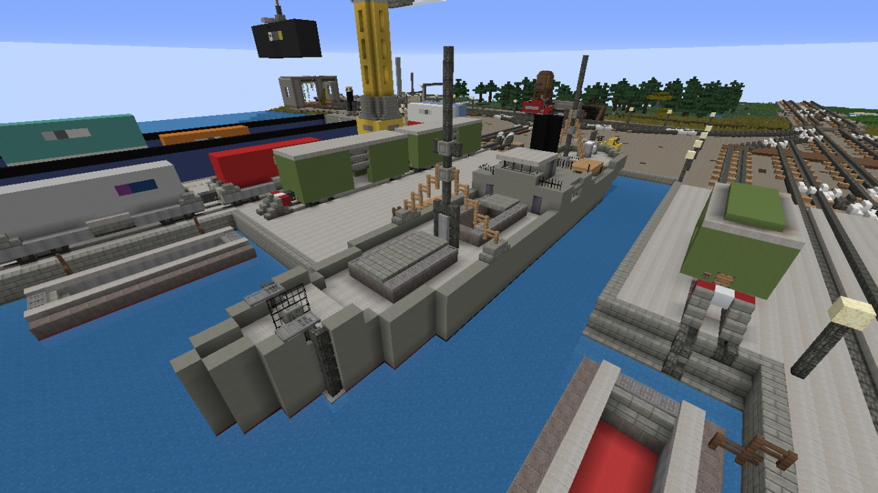 Tramp Steamer: Old cargo ship. Minecraft Map
