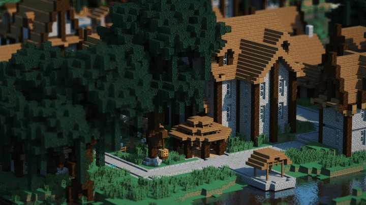 Willow Glades - swamp village Minecraft Map