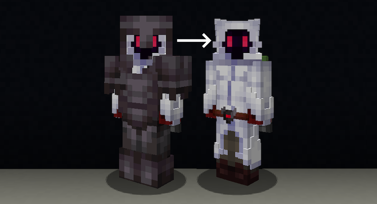 Armorless Minecraft Texture Pack