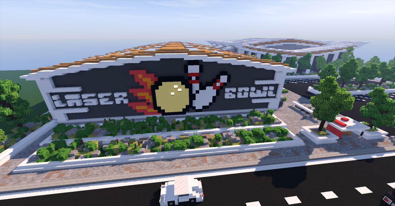 Bowling / Laser-Game Minecraft Map