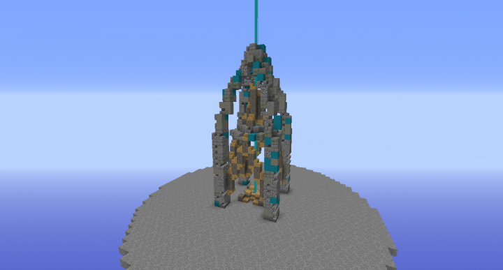Cyan server spawn temple (small) idea Minecraft Map