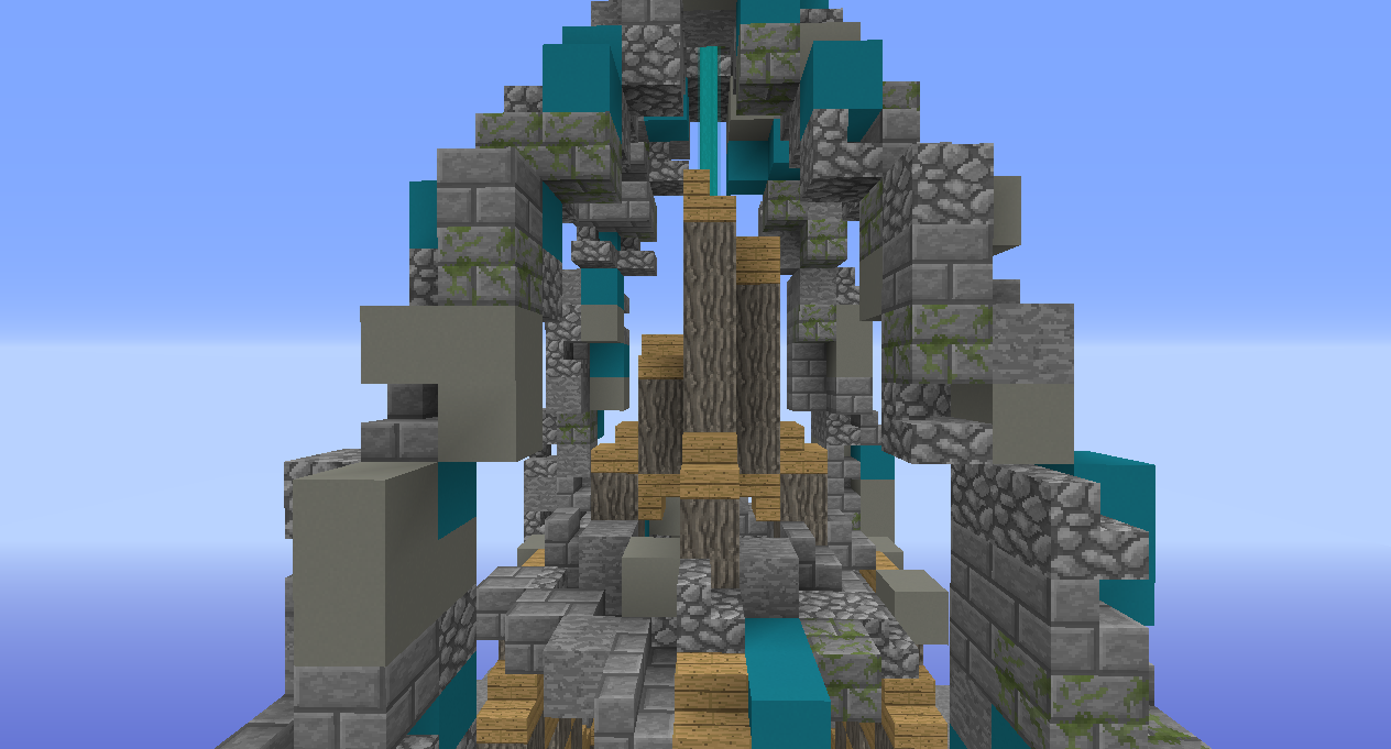 Cyan server spawn temple (small) idea Minecraft Map