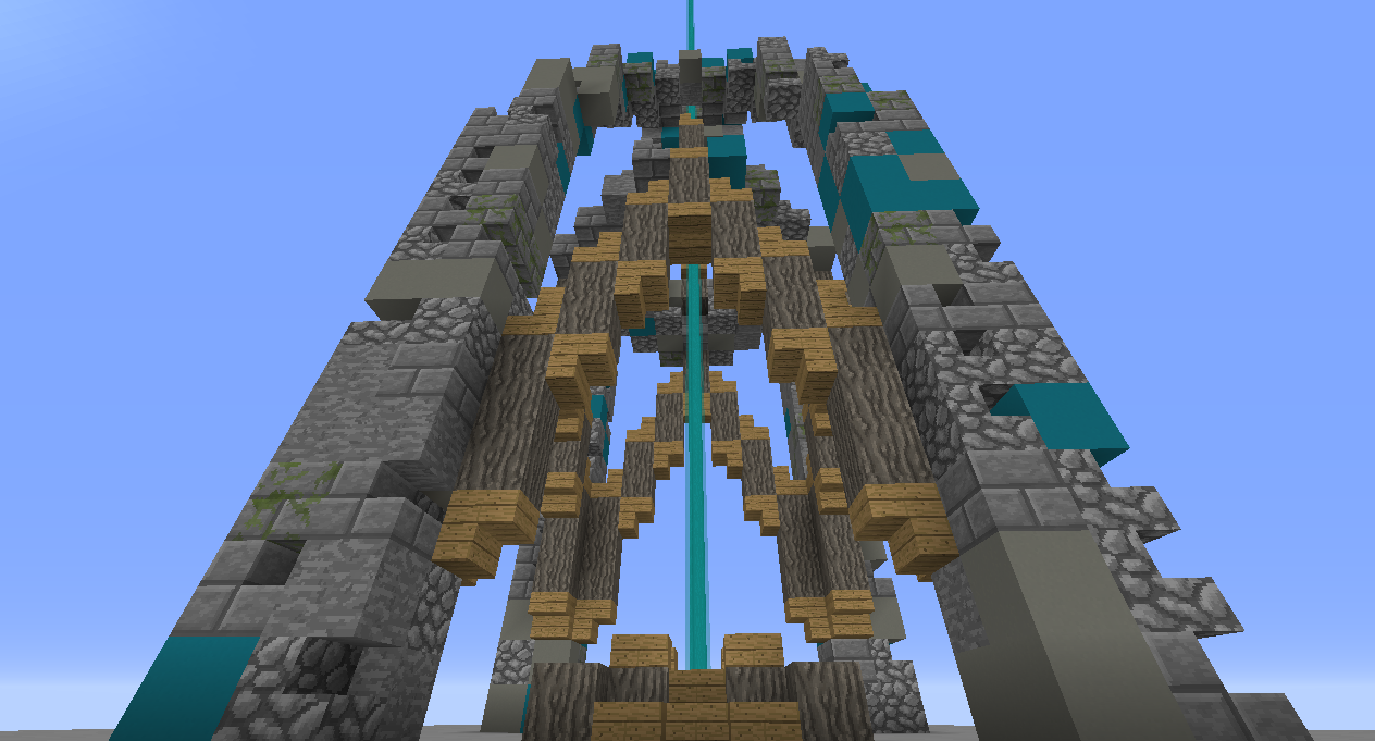 Cyan server spawn temple (small) idea Minecraft Map