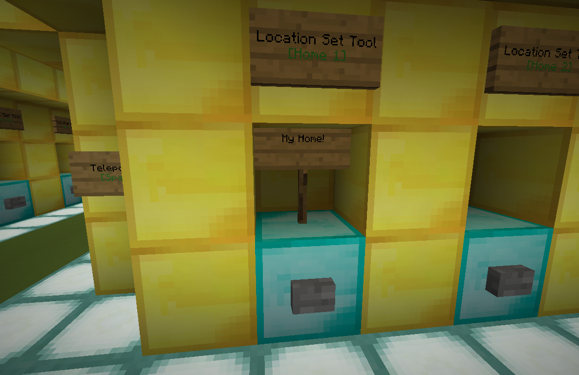 World Hub Datapack - Multiple teleport points Minecraft Data Pack