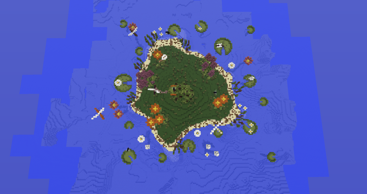Swampy Island Minecraft Map