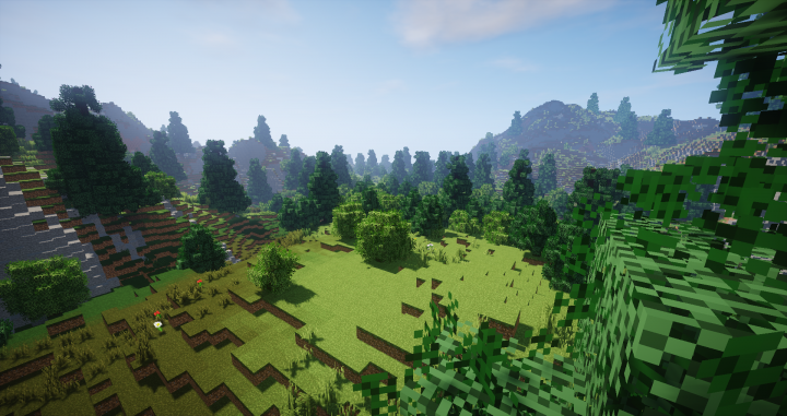 Mountain with Forests Minecraft Map