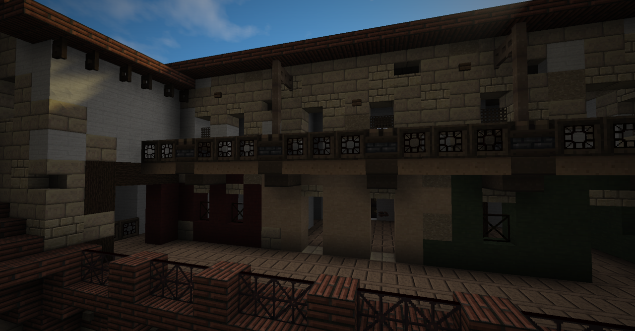 Roman insula with storage boxes Minecraft Map