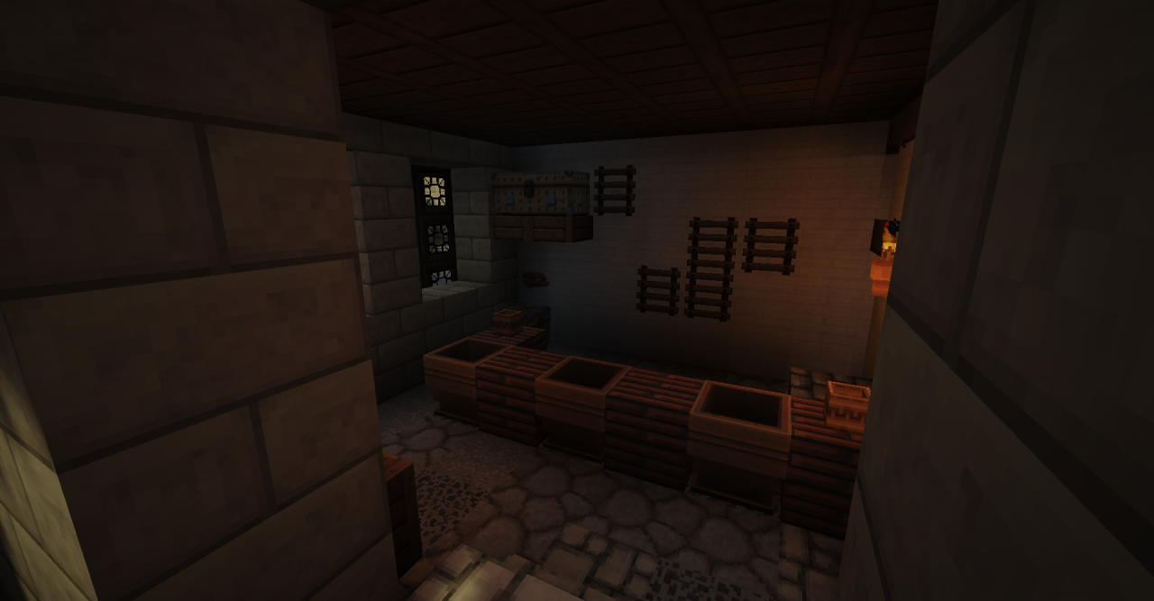 Roman insula with storage boxes Minecraft Map