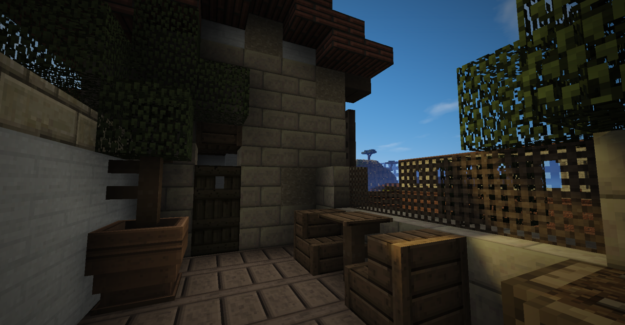 Roman insula with storage boxes Minecraft Map